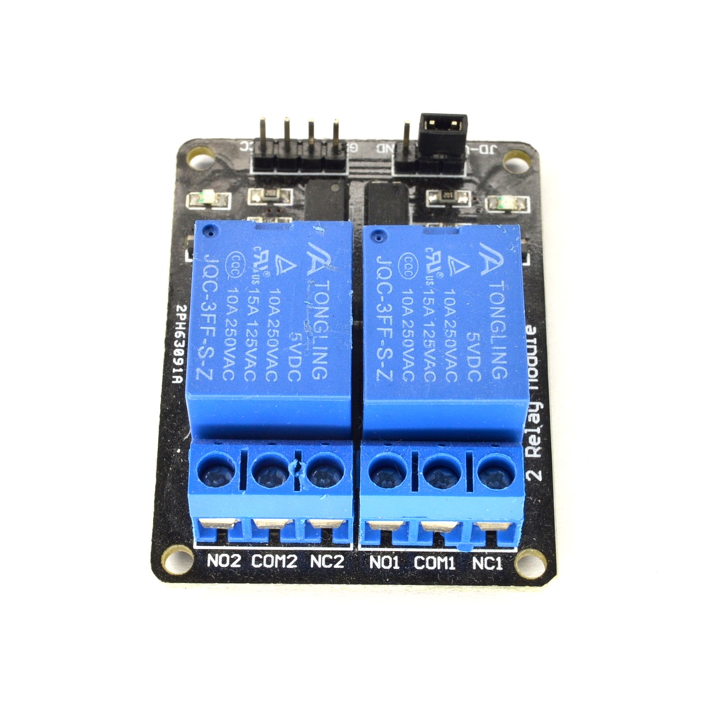 Módulo Relé 5V 10A de 2 canales | Digital CoDesign